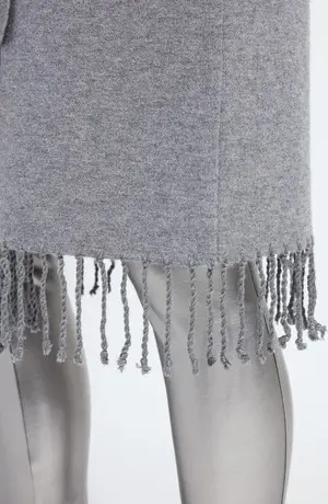 Lyssé Juliette Fringed Sweater Coat