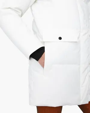 QUARTZ CO. Chloe Hooded Winter Jacket - Ivory