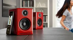 AUDIOENGINE A2+ Next Gen Home Music System W/ Bluetooth Aptx-hd - Red