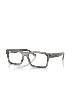Ray-ban 54mm Rectangle Eyeglasses - Tortoise