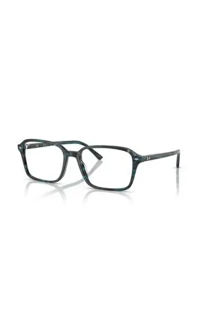 Ray-ban 54mm Square Full Rim Eyeglasses - Blue