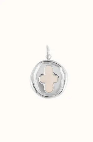 JOIANA JEWELRY Stamp Coin Charm - Silver