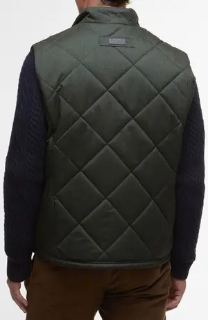 Barbour Winter Finn Quilted Vest - Olive