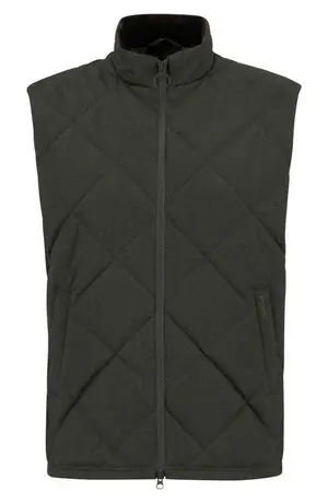 Barbour Winter Finn Quilted Vest - Olive