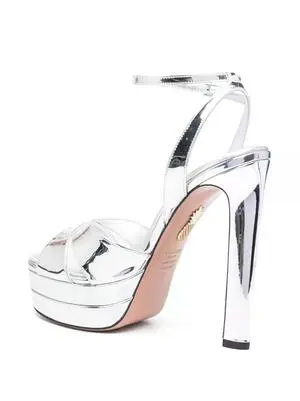 AQUAZZURA Divine Plateau 130mm Platform Sandals