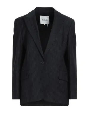 Ba&sh Midnight Pinstriped Blazer