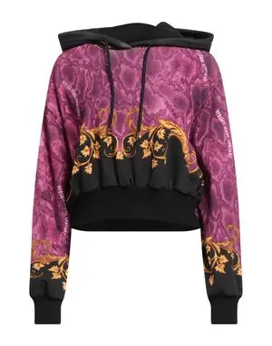 Versace Sweatshirt With Snakeskin Print And Brand Logo