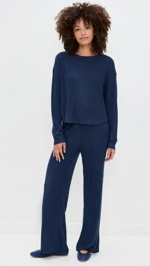 Z Supply Ribbed Long Sleeve Top