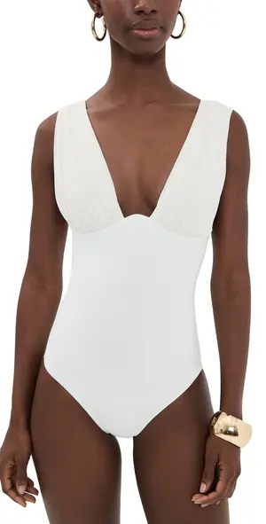 Zimmermann Awaken Gathered One Piece - Ivory