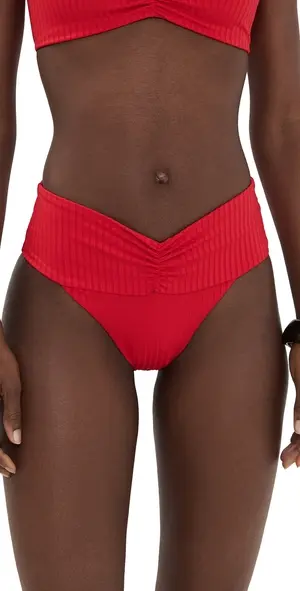 L*Space Bardot Classic Bikini Bottoms - Flame
