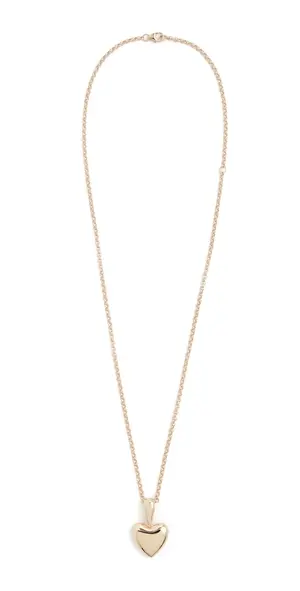 ANNIKA INEZ Voluptuous Heart Necklace - Gold