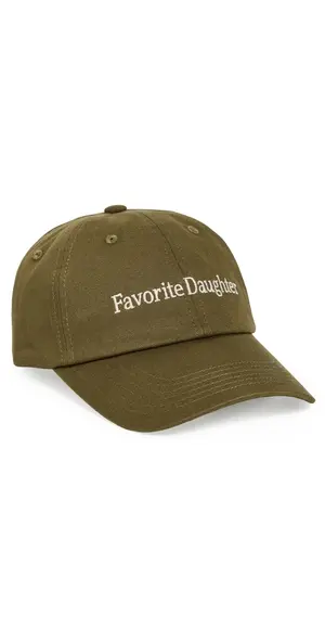 FAVORITE DAUGHTER Classic Logo Baseball Cap - Moss