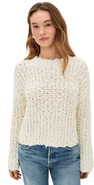 LE BOP Marina Pullover Sweater - Ivory