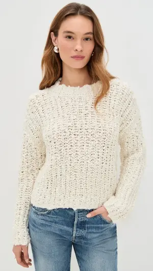 LE BOP Marina Pullover Sweater - Ivory