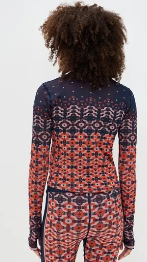 Free People Myoko Jacquard Layer Top