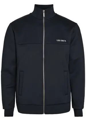 LES DEUX Ballier Logo-print Jersey Track Jacket