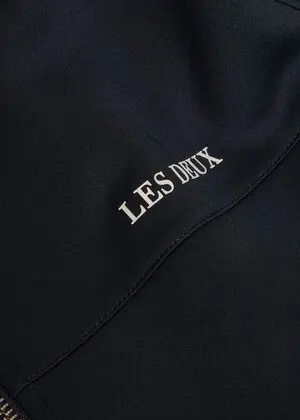 LES DEUX Ballier Logo-print Jersey Track Jacket