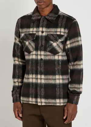 RAITH Caldera Plaid Brushed Felt Overshirt