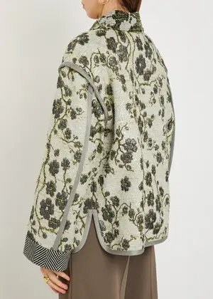 FORTE_FORTE Floral-jacquard Bouclé Jacket