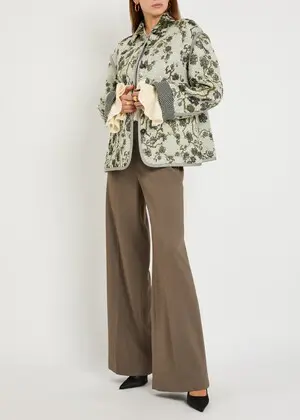FORTE_FORTE Floral-jacquard Bouclé Jacket