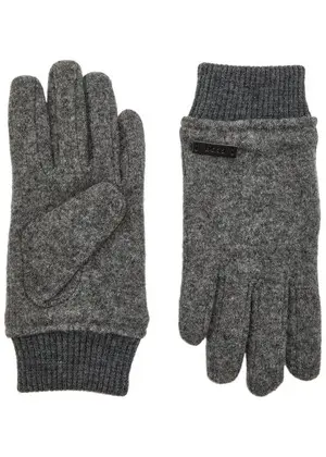 BOSS Kalspar Wool-blend Gloves - Grey