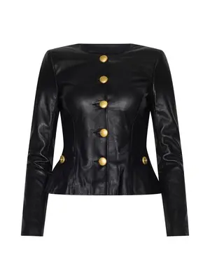 L'Agence Mariella Leather Jacket