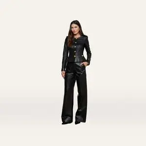 L'Agence Mariella Leather Jacket