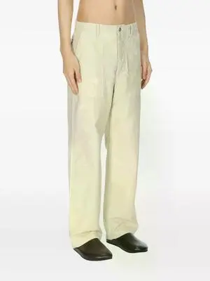 Auralee Washed Baggy Baker Trousers
