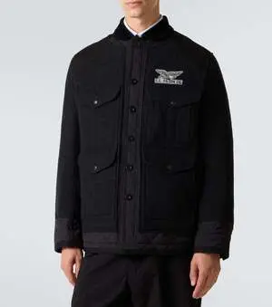 Junya Watanabe X Filson Embroidered Quilted Wool Field Jacket