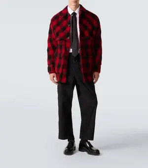 Junya Watanabe Checked Wool Jacket