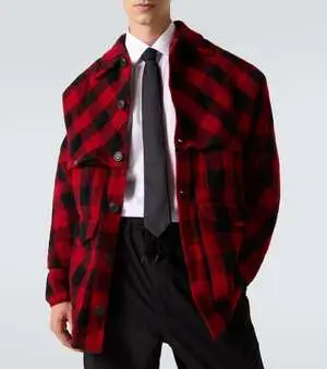 Junya Watanabe Checked Wool Jacket