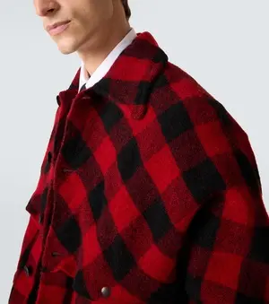 Junya Watanabe Checked Wool Jacket