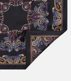 Etro Paisley Silk Scarf