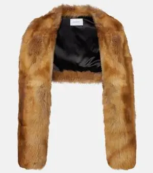 FERRAGAMO Cropped Shearling Jacket
