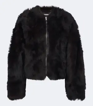 Nour Hammour Diane Shearling Jacket - Brown