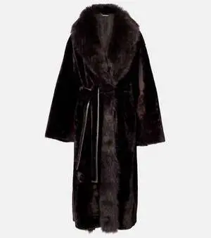 Nour Hammour Shearling Coats For Women