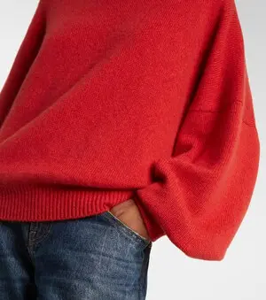Khaite Margaux Cashmere Sweater - Red