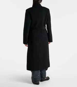 Acne Studios Wool And Cashmere Wrap Coat