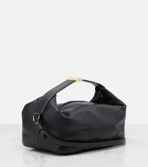Calvin Klein Small Leather Shoulder Bag - Black