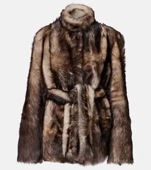 Belted Shearling Jackets