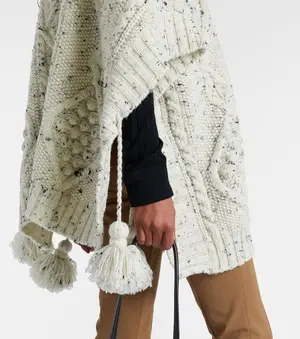 Moncler Aran Wool Poncho