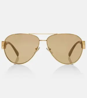Versace Greca Aviator Sunglasses