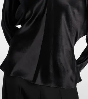FFORME Gemma Satin Top - Black