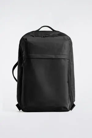 Cos Nylon Travel Backpack - Black