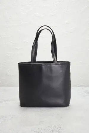Prada Vitello Logo Tote Bag