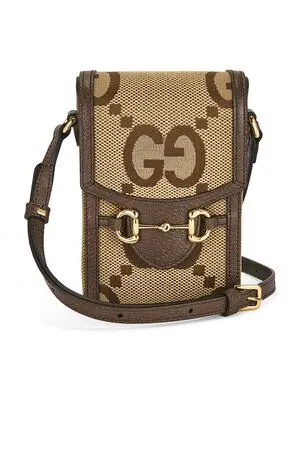 Gucci Gold Tone Cross Body Bags