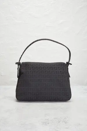 Fendi Denim Mama Baguette Shoulder Bag
