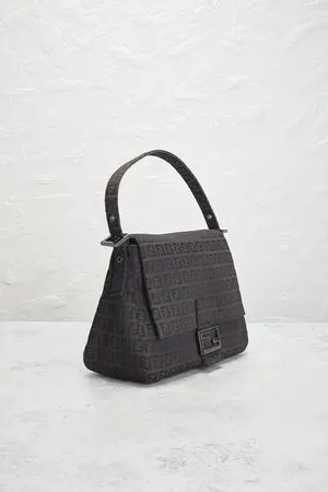 Fendi Denim Mama Baguette Shoulder Bag