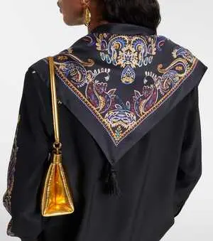 Etro Paisley Silk Scarf