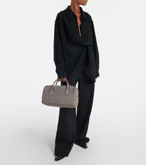 Calvin Klein America Medium Leather Tote Bag